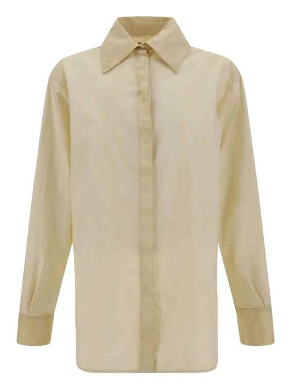 QUIRA Cotton Shirt - Neutrals