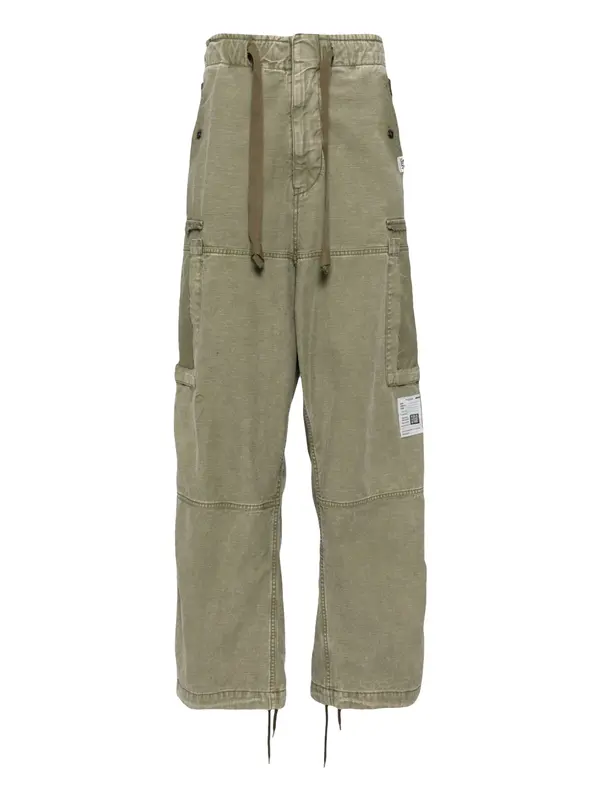 Mihara Yasuhiro Cotton Cargo Pants - Green