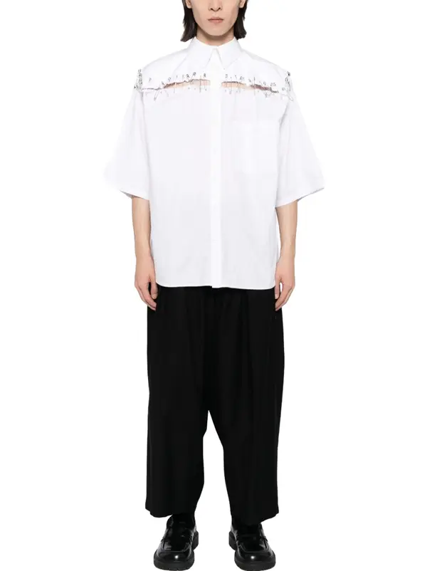 Yohji Yamamoto Standard 12 Tucks Trousers - Black