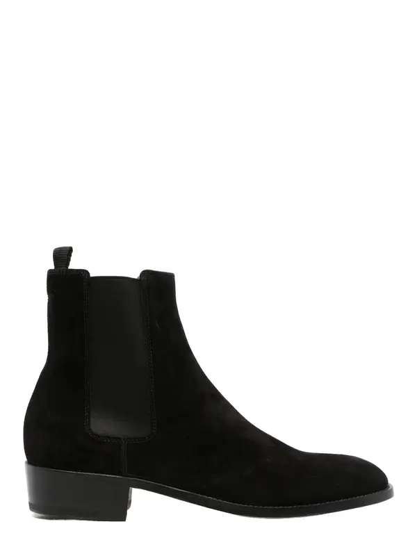 Premiata 30mm Suede Chelsea Boots - Black
