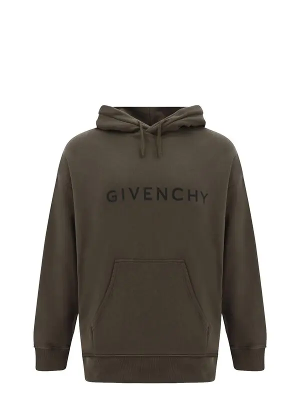 Givenchy Logo-print Hoodie - Green