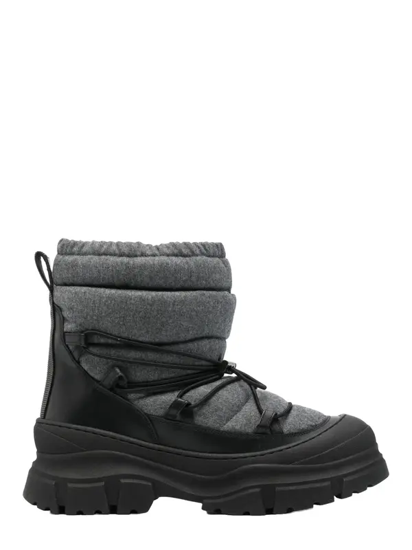 Brunello Cucinelli Monili-chain Ankle Boots - Grey