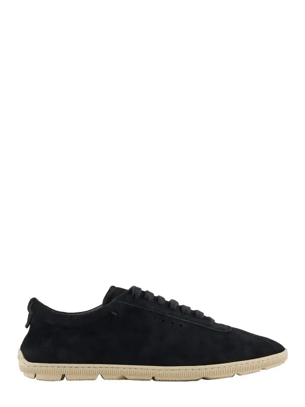 Giorgio Armani Suede Sneakers - Black