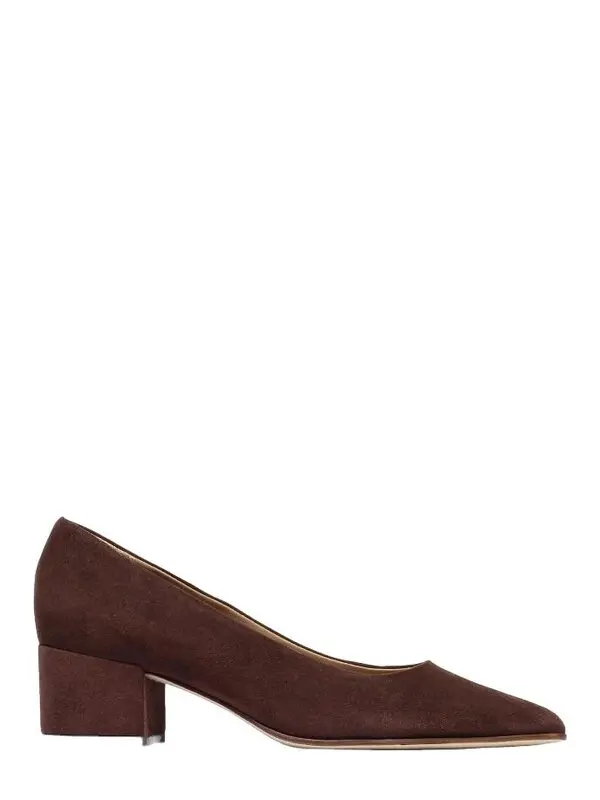 Bernardo Milie Block Heel Pumps - Espresso