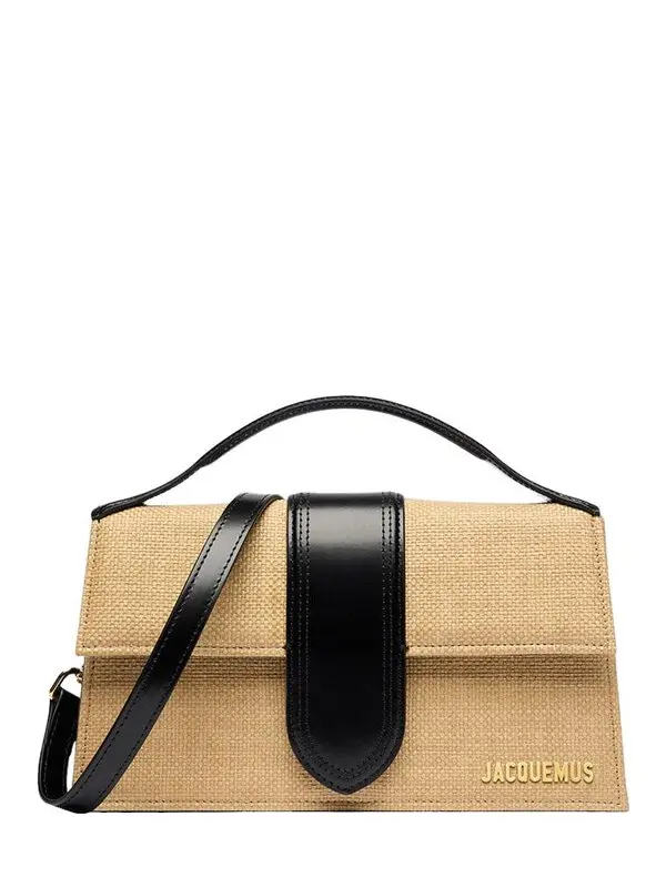 Jacquemus Le Grand Bambino Bag - Ivory And Black