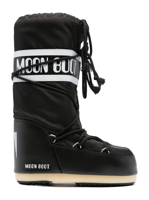 Moon Boot Lace-up Boots - Black