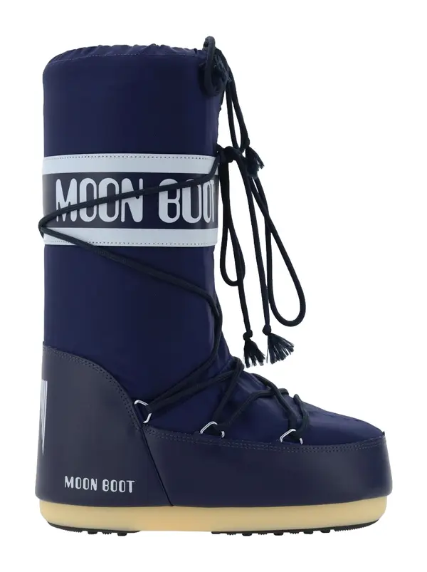 Moon Boot Lace-up Boots - Blue