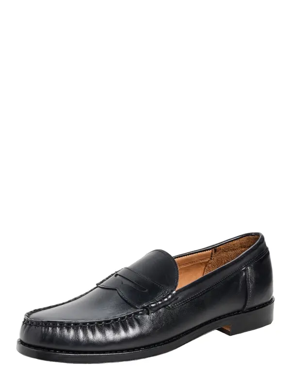 Allen Edmonds Newman Penny Loafers - Black 001