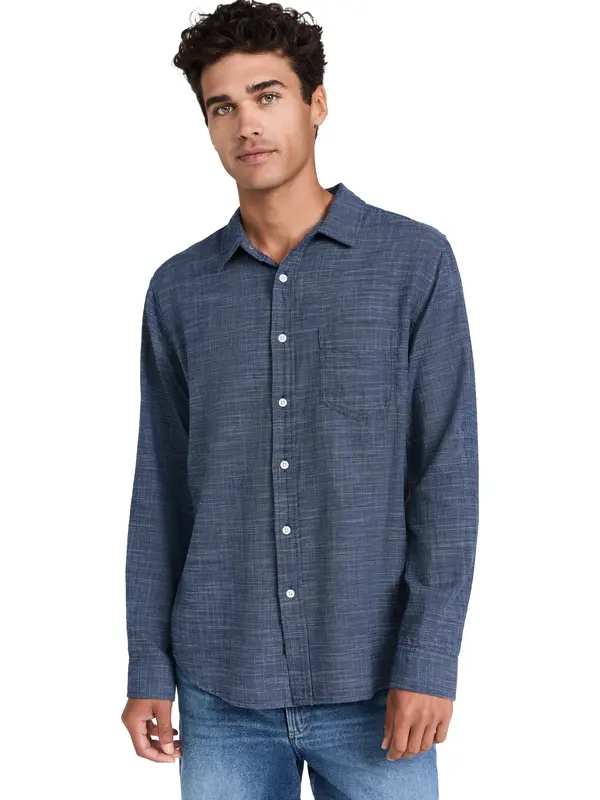 Rails Wyatt Shirt - Navy Etch