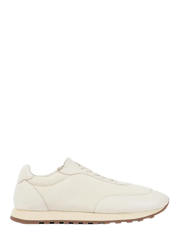 THE ROW Owen Leather-trimmed Sneakers - Multicoloured
