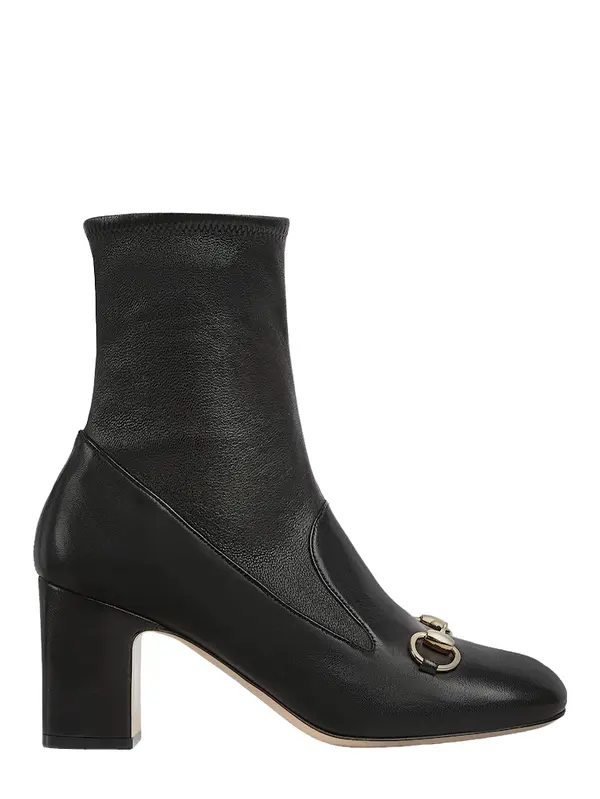 Gucci Horsebit Ankle Bootie - Black