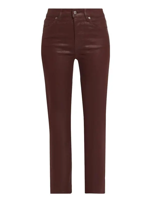 FRAME Le Sleek Straight Leg Jeans - Currant