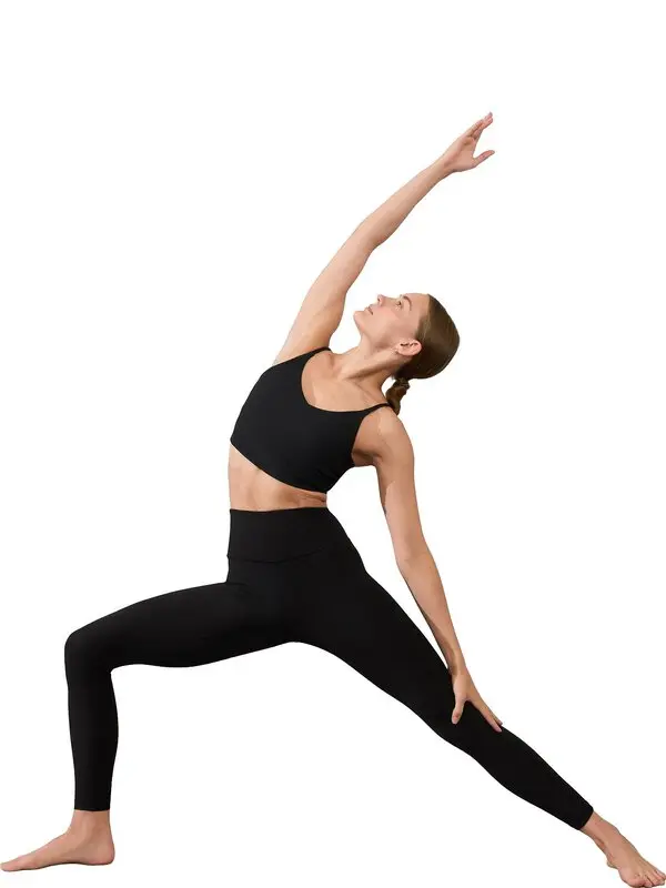 Athleta Elation Ultra High Rise Rib Legging - Black Rib