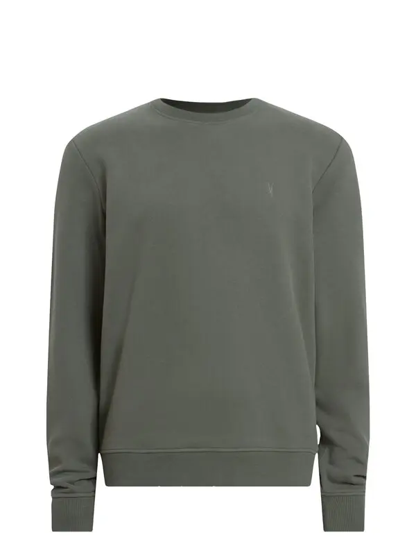 ALLSAINTS Organic Cotton Raven Crewneck Sweatshirt - Green