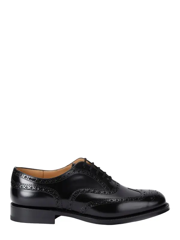 Church's Leather Burwood Brogues - Black