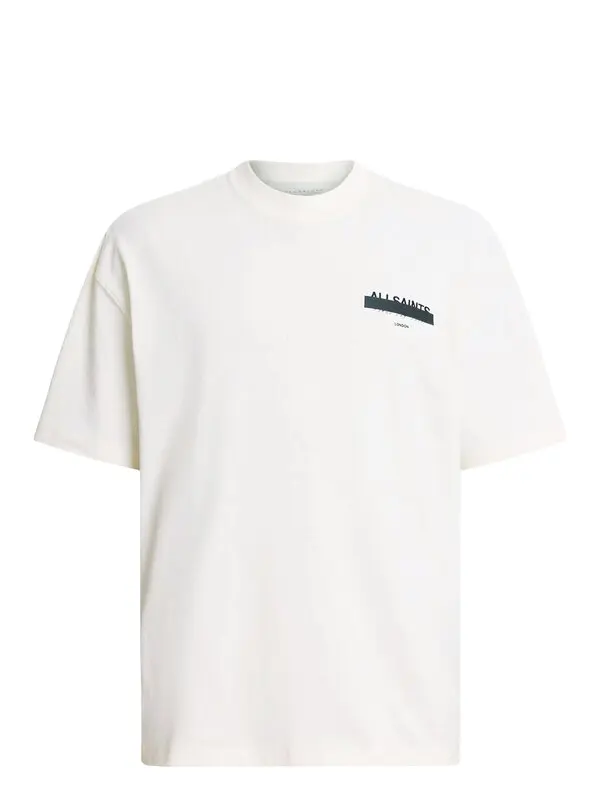 ALLSAINTS Organic Cotton Redact T-shirt - White