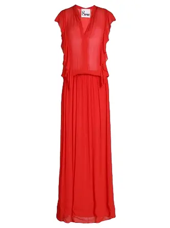 8PM Maxi Dress - Tomato Red
