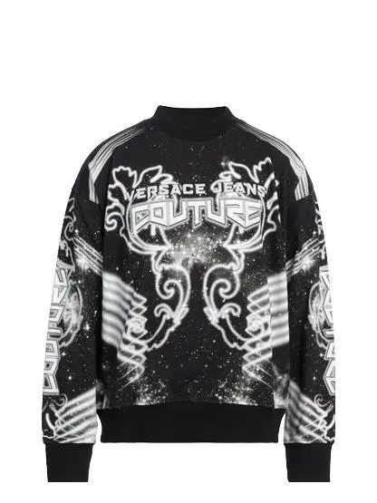 Versace Cotton-elastane Sweatshirt - Black