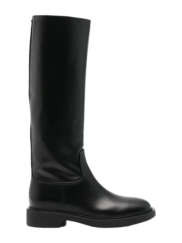 GIANVITO ROSSI Leather Boots - Black