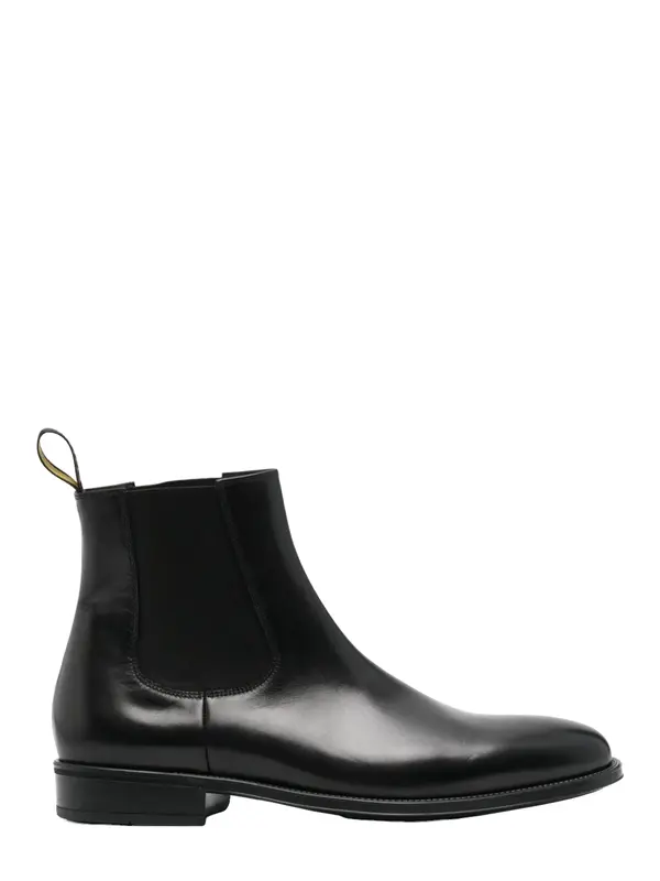 DOUCAL'S Leather Chelsea Boots - Black