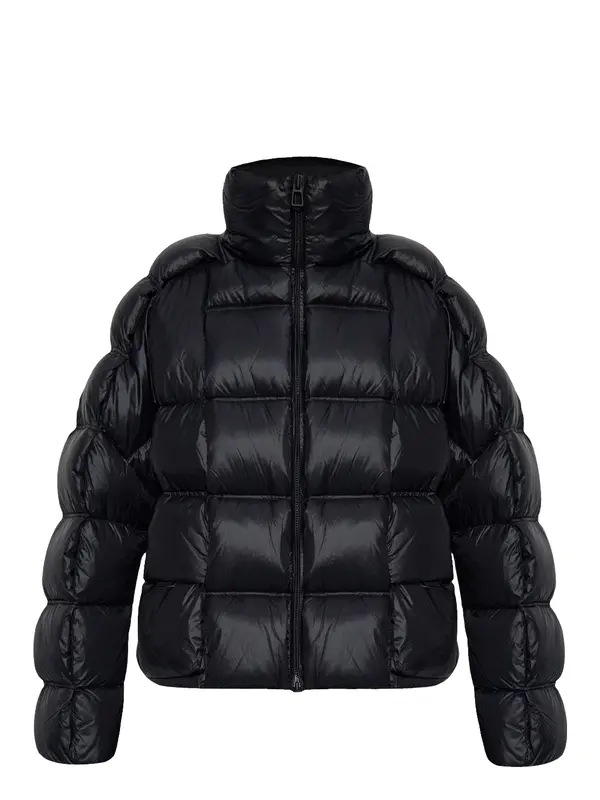 RAXXY Panelled Puffer Jacket - Black