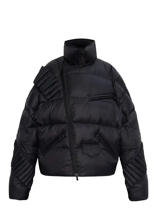 RAXXY Panelled Puffer Jacket - Black