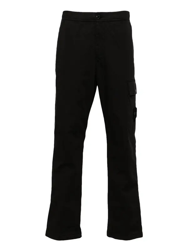 Stone Island Ghost Cargo Trousers - Black