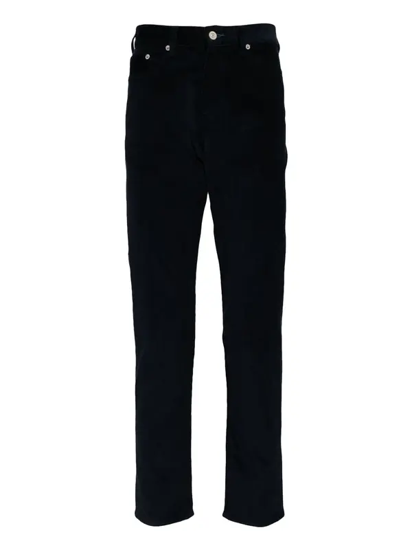 Paul Smith Corduroy Tapered Trousers - Blue