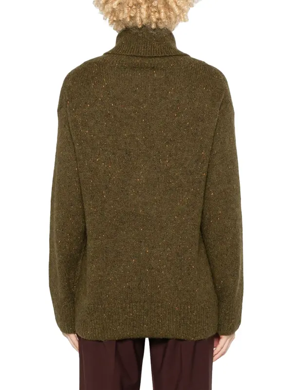 FAY Roll-neck Jumper - Green