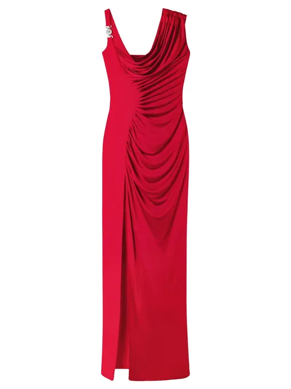 Versace Medusa '95 Draped Gown - Red