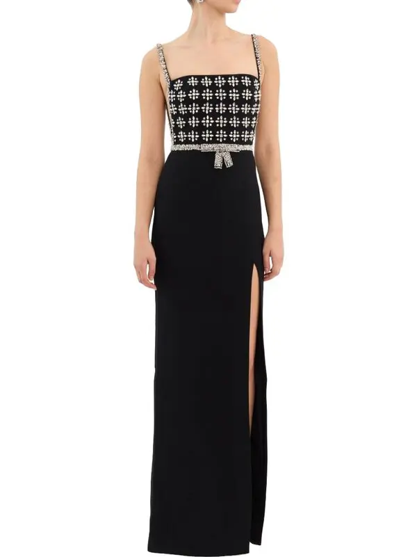 Rebecca Vallance Rina Embellished Gown - Black