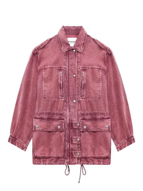 MARANT ETOILE Joanna Denim Jacket - Pink
