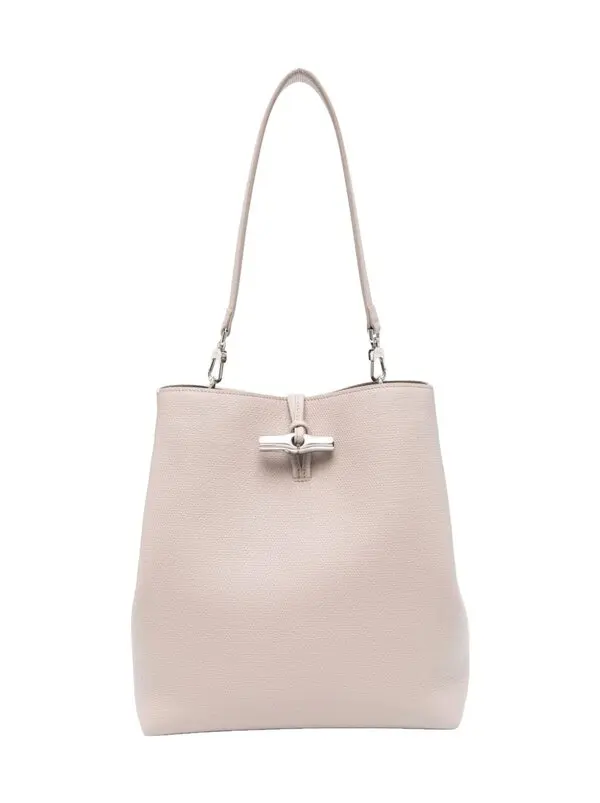 Longchamp Le Roseau Medium Shoulder Bag - Neutrals