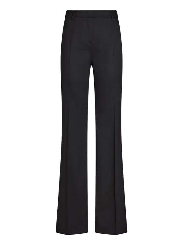 Etro Wool Flared Trousers - Black