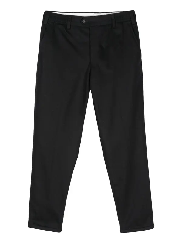 PT TORINO Tapered Trousers - Black