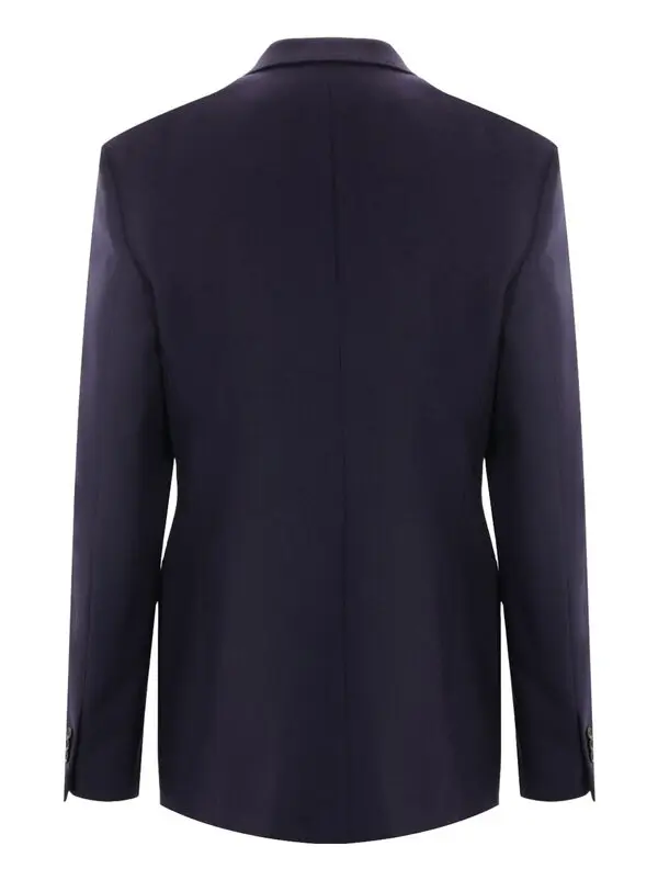 Loewe Wool Double-breasted Blazer - Blue