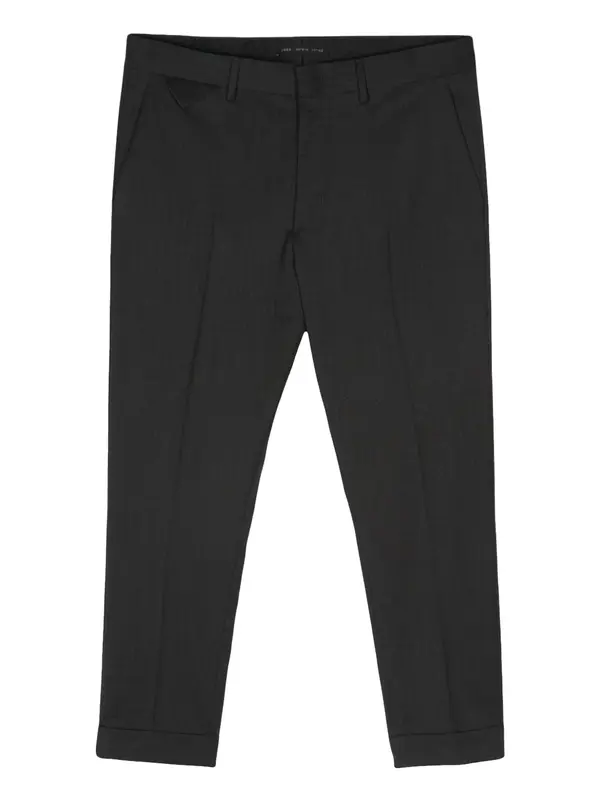 LOW BRAND Cooper Cropped Trousers - Black