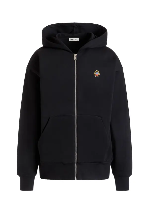 Bally Embroidered-logo Hoodie - Black