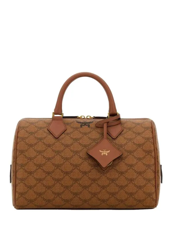 Mcm Medium Ella Tote Bag - Brown