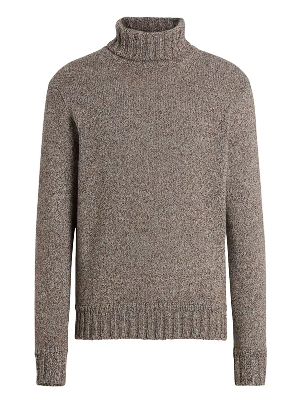 Zegna Roll-neck Sweater - Grey