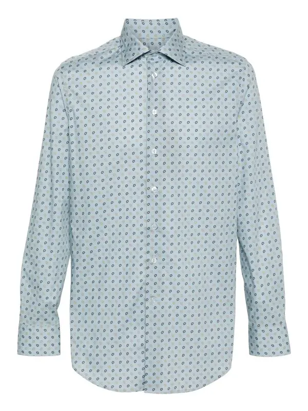 Etro Paisley-print Shirt - Blue
