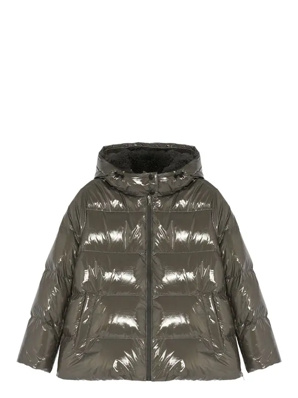 YVES SALOMON Duck-down Padded Jacket - Grey