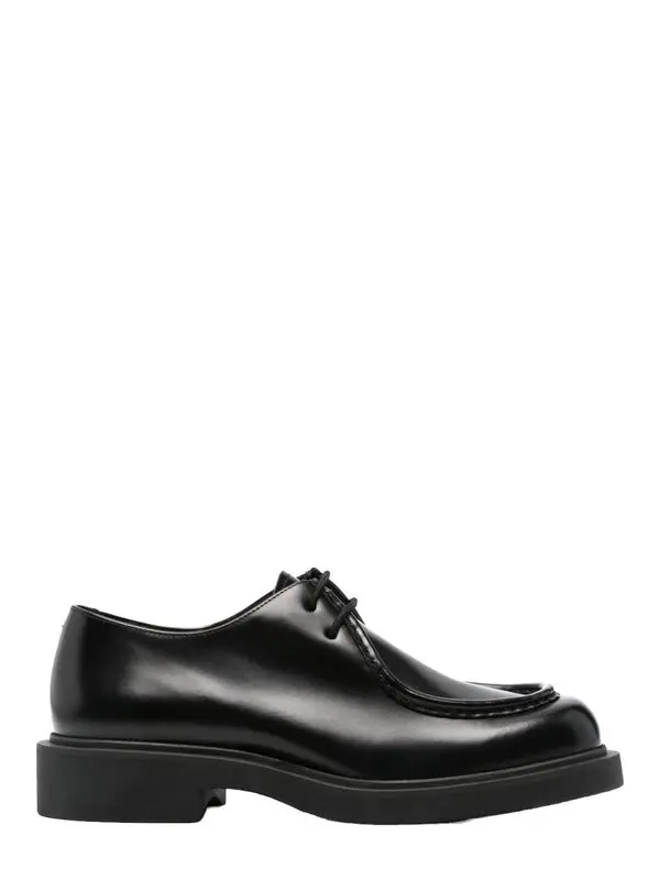 Sandro Patent Leather Derby Shoes - Black