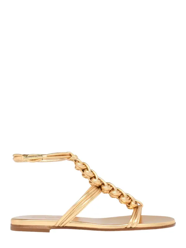 GIANVITO ROSSI Capua Sandals - Gold