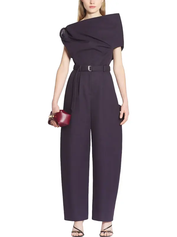 LANVIN Tapered Trousers - Purple