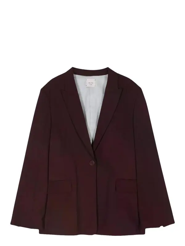ALYSI Single-breasted Blazer - Purple