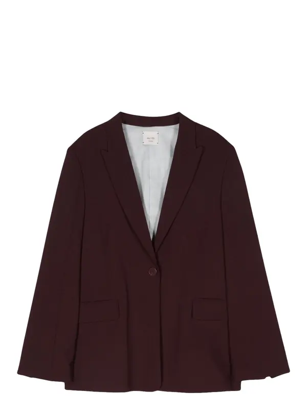 ALYSI Single-breasted Blazer - Red