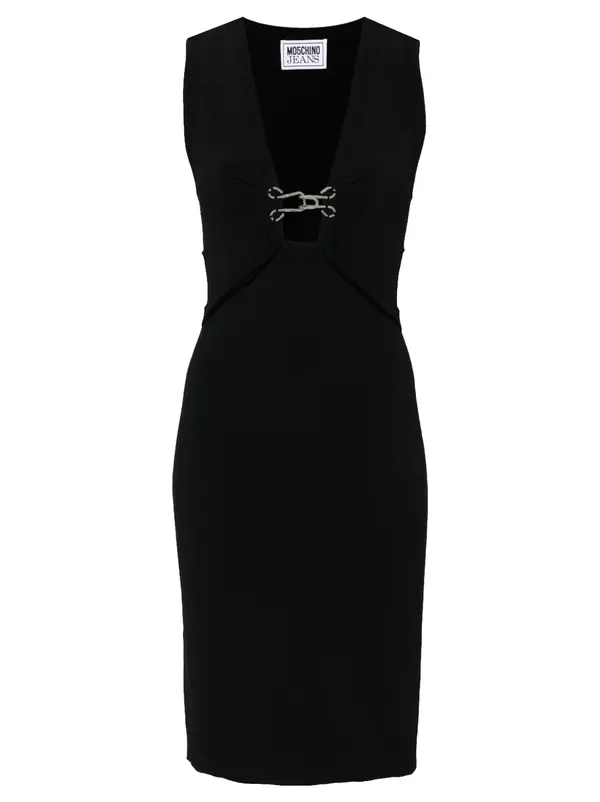 Moschino Decorative Hook Dress - Black