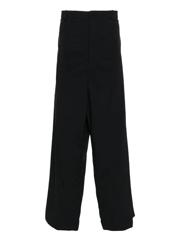 Balenciaga Wide-leg Trousers - Black