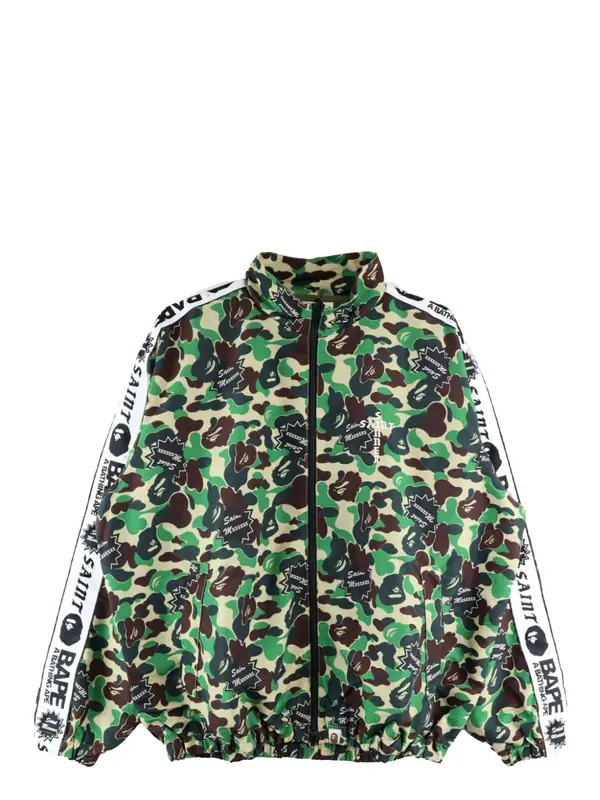 SAINT MXXXXXX Camouflage Print Jacket - Brown